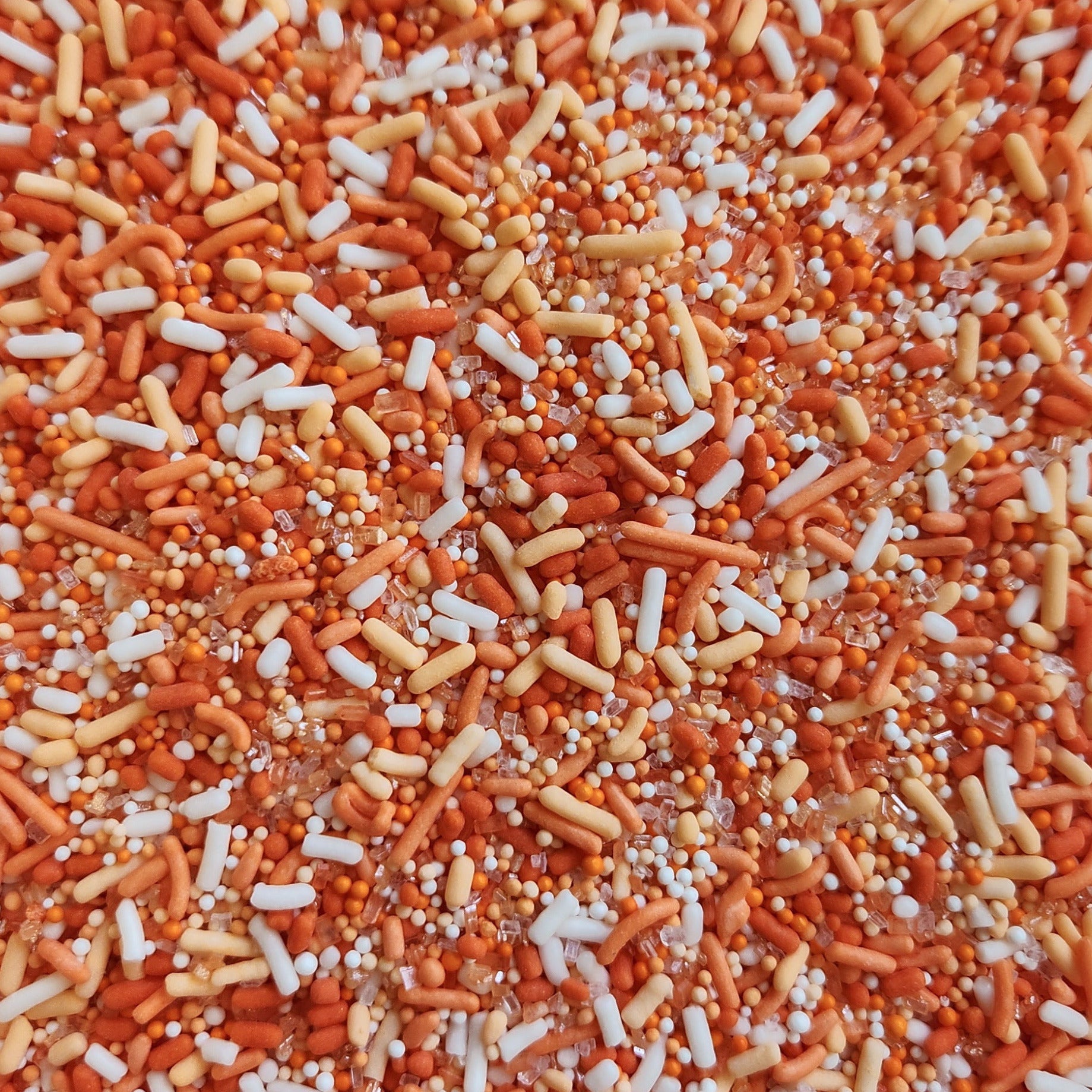 Orange Monochromatic(ish) sprinkle mix – Delta Sprinkles