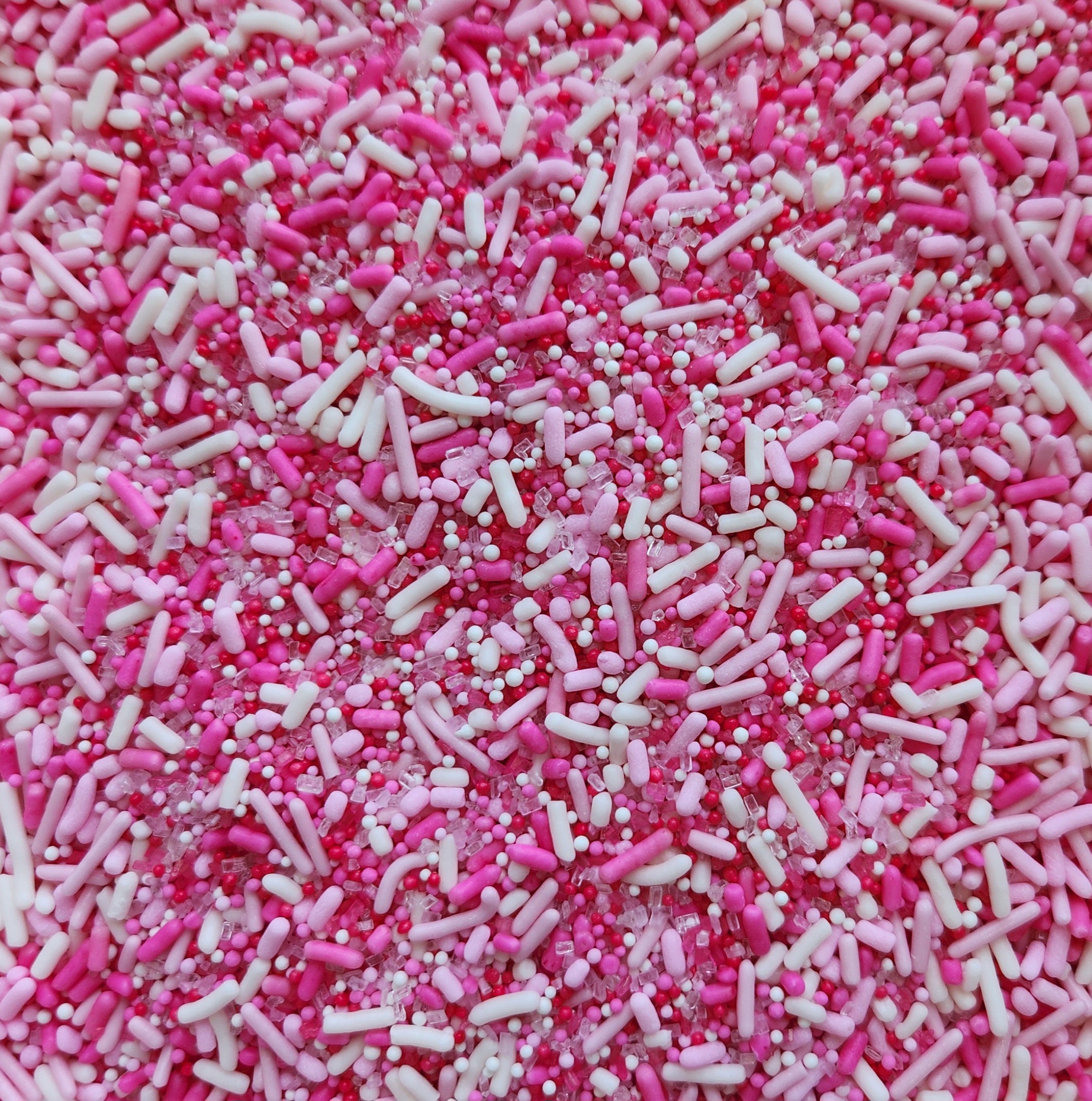 Pink Monochromatic(ish) sprinkle mix – Delta Sprinkles