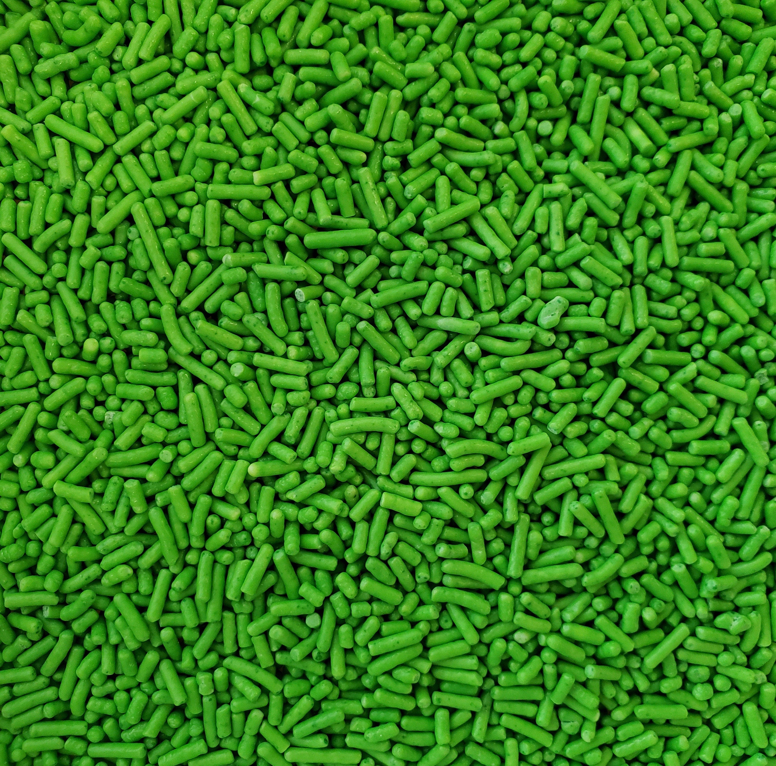 Lime Green Jimmies – Delta Sprinkles