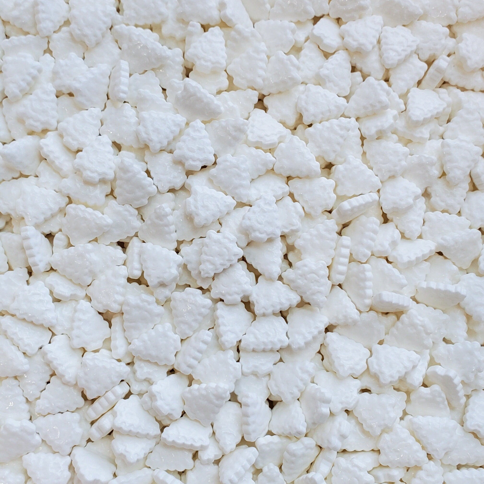 White Tree Candy Shape – Delta Sprinkles